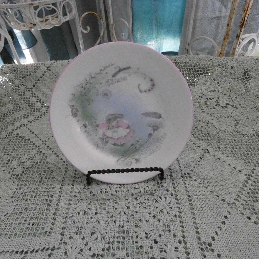 Vintage Easter, Storybook, Hand Decorated Elizabethan Porcelain Snack ...