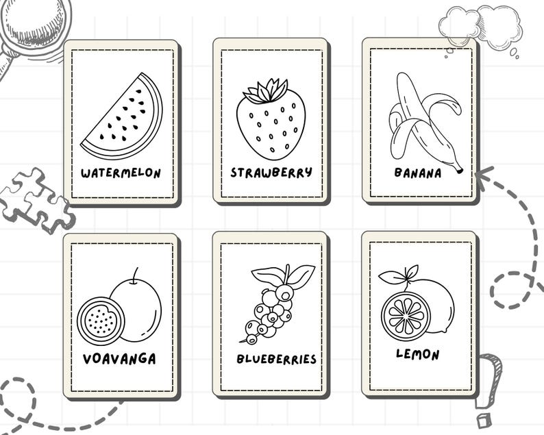 Fruit Coloring Pages for Kids Coloring Book Printable Coloring Activity ...