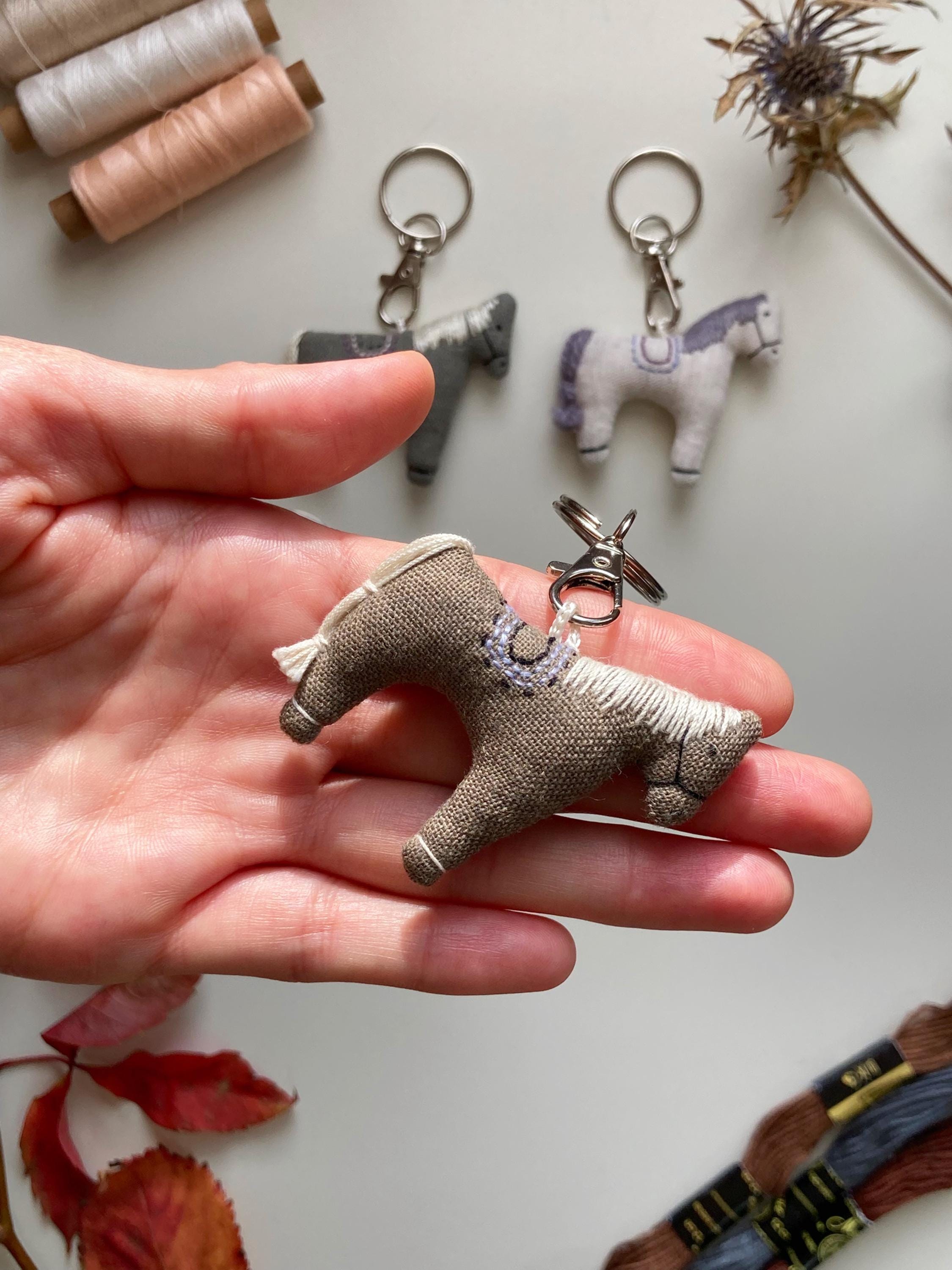 Fabric Horse Sewing Pattern PDF, Keychain Charm, Mini Horse Toy, Small ...