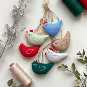 Bird Sewing Pattern PDF - Fabric Chicken Chick DIY - Easter Bird ...