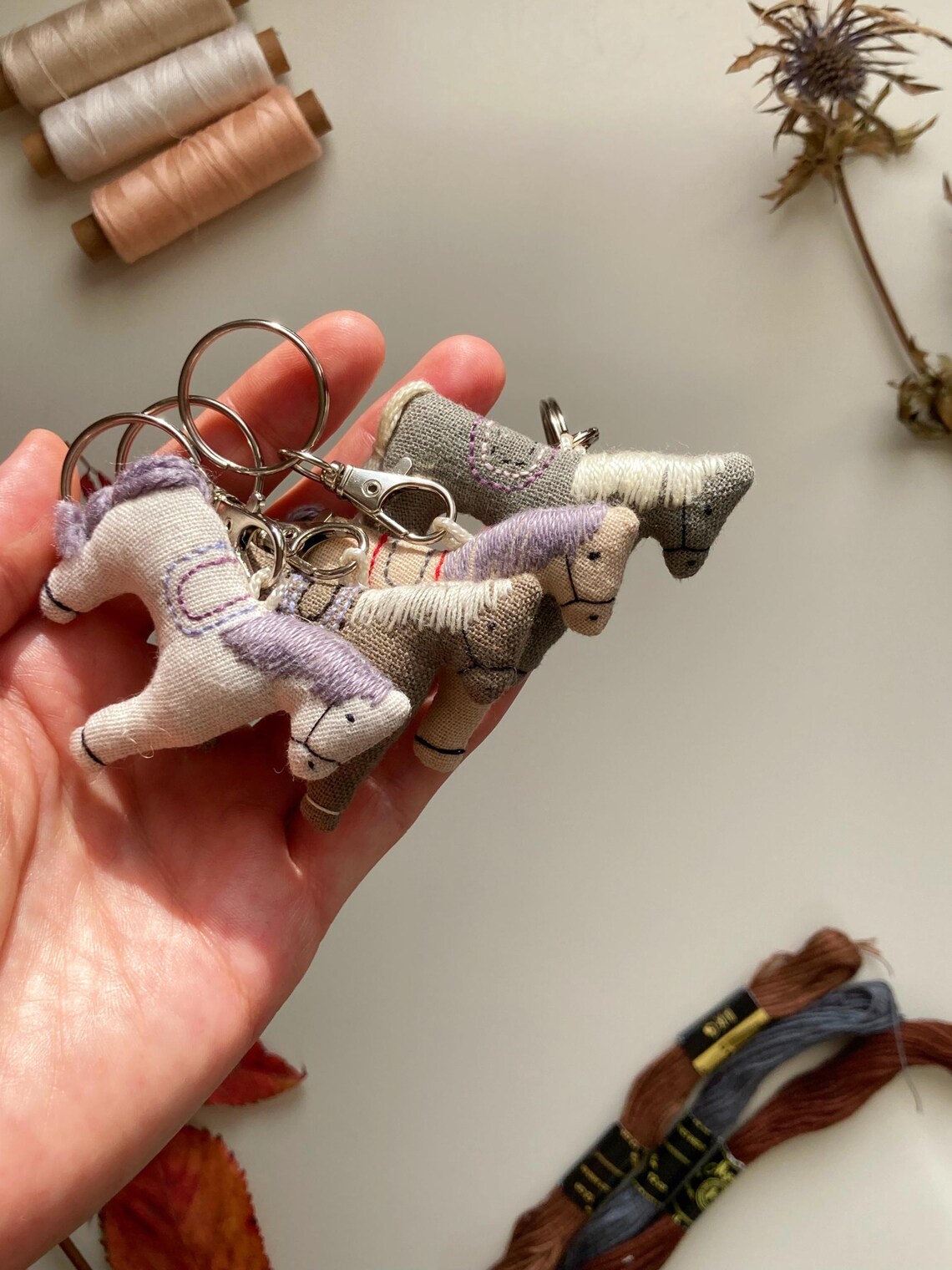 Fabric Horse Pattern - DIY Keychain, Toy, Christmas Ornament, Holiday ...