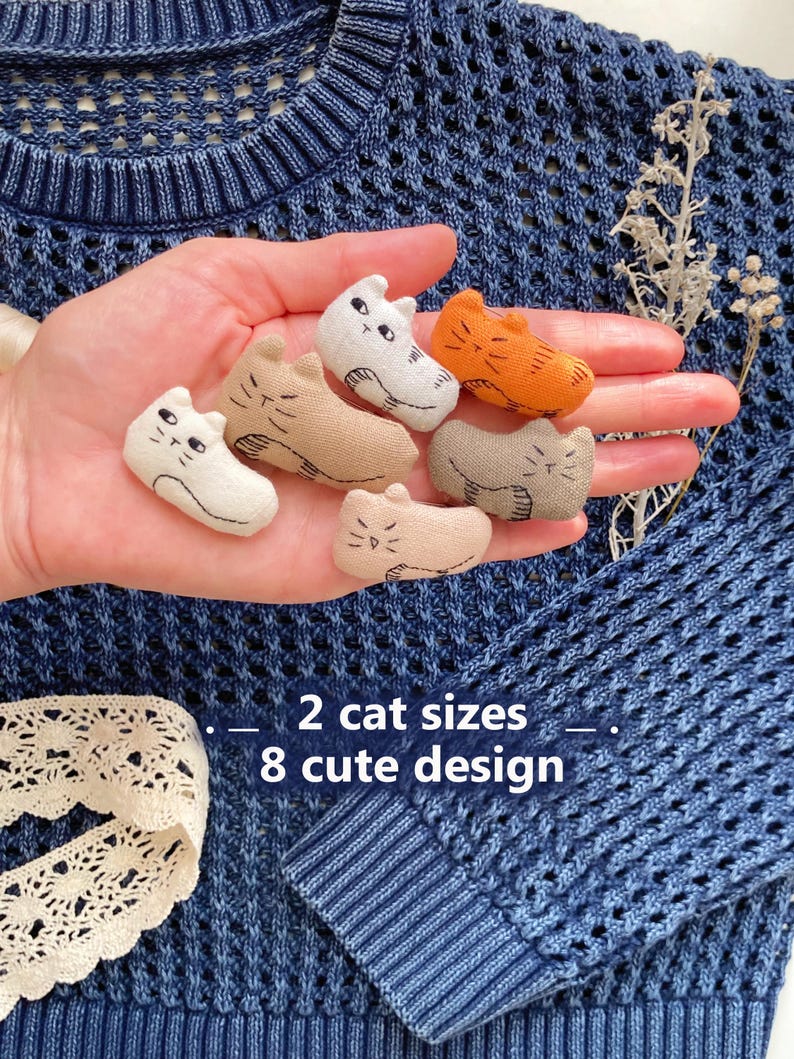 Fabric Cat Sewing Pattern PDF | Easy Hand Tutorial | DIY Cat Toy ...