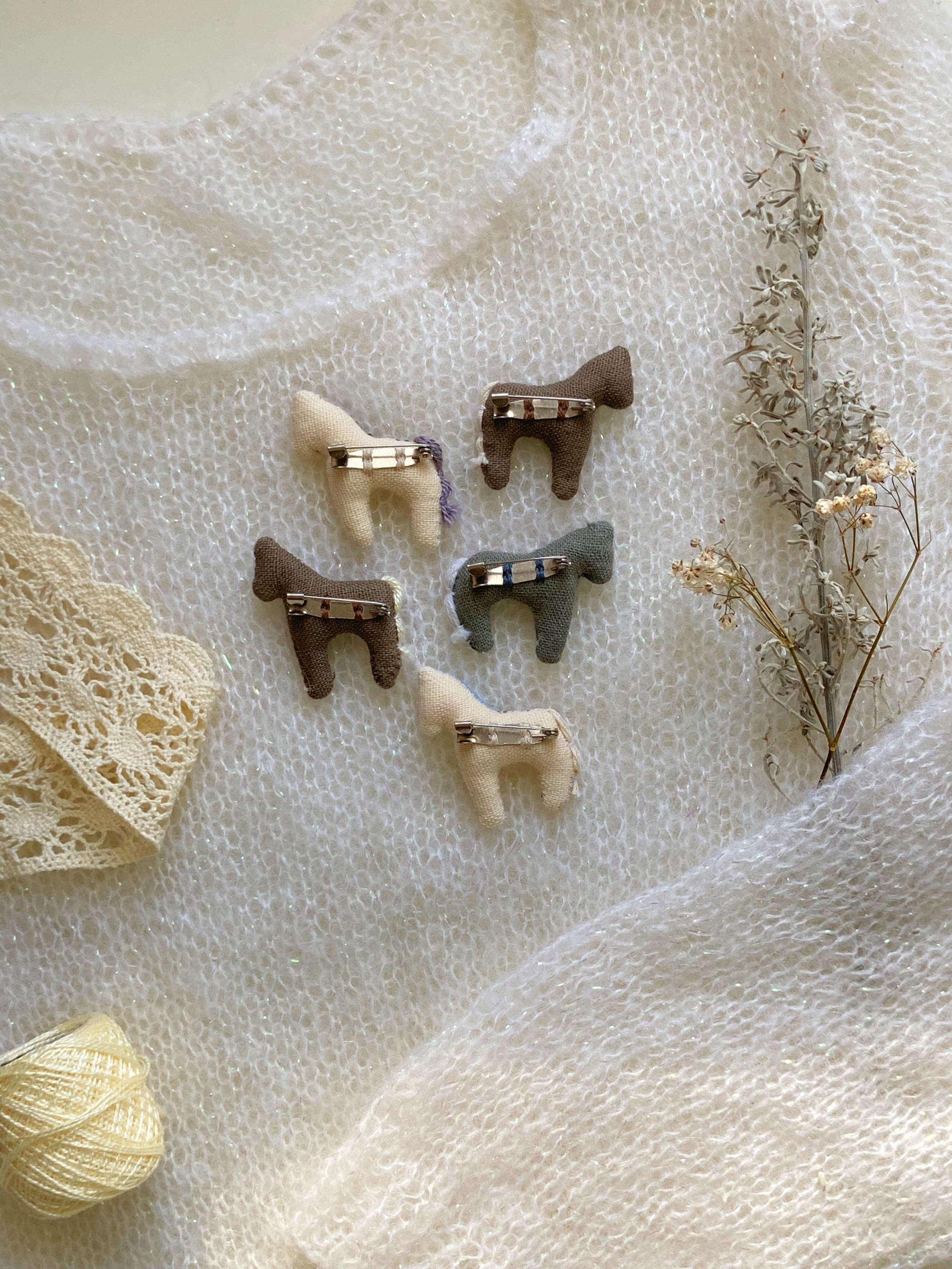 Horse Sewing Pattern PDF, Mini Stuffed Animal Toy, Fabric Brooch ...