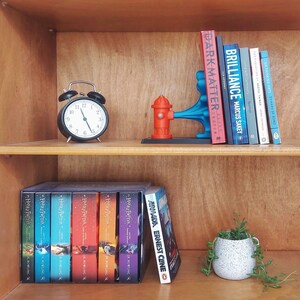 Fire Hydrant Bookend - Unique Bookend - Fun Shelf Decor - Firefighter ...