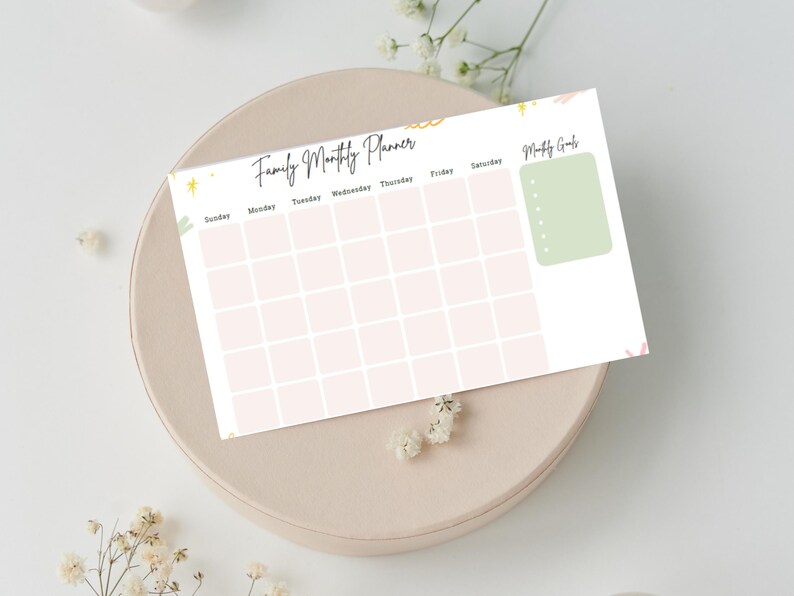 Editable Family Weekly Planner | Monthly Organizer, Meal Tracker (PDF ...
