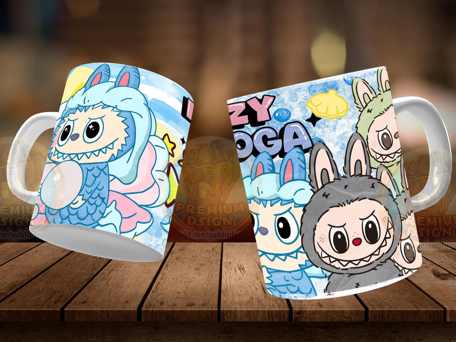 Sublimacion PNG Labubu diseños. Tazas, Mug. 12 PNG design, 12 diseños ...