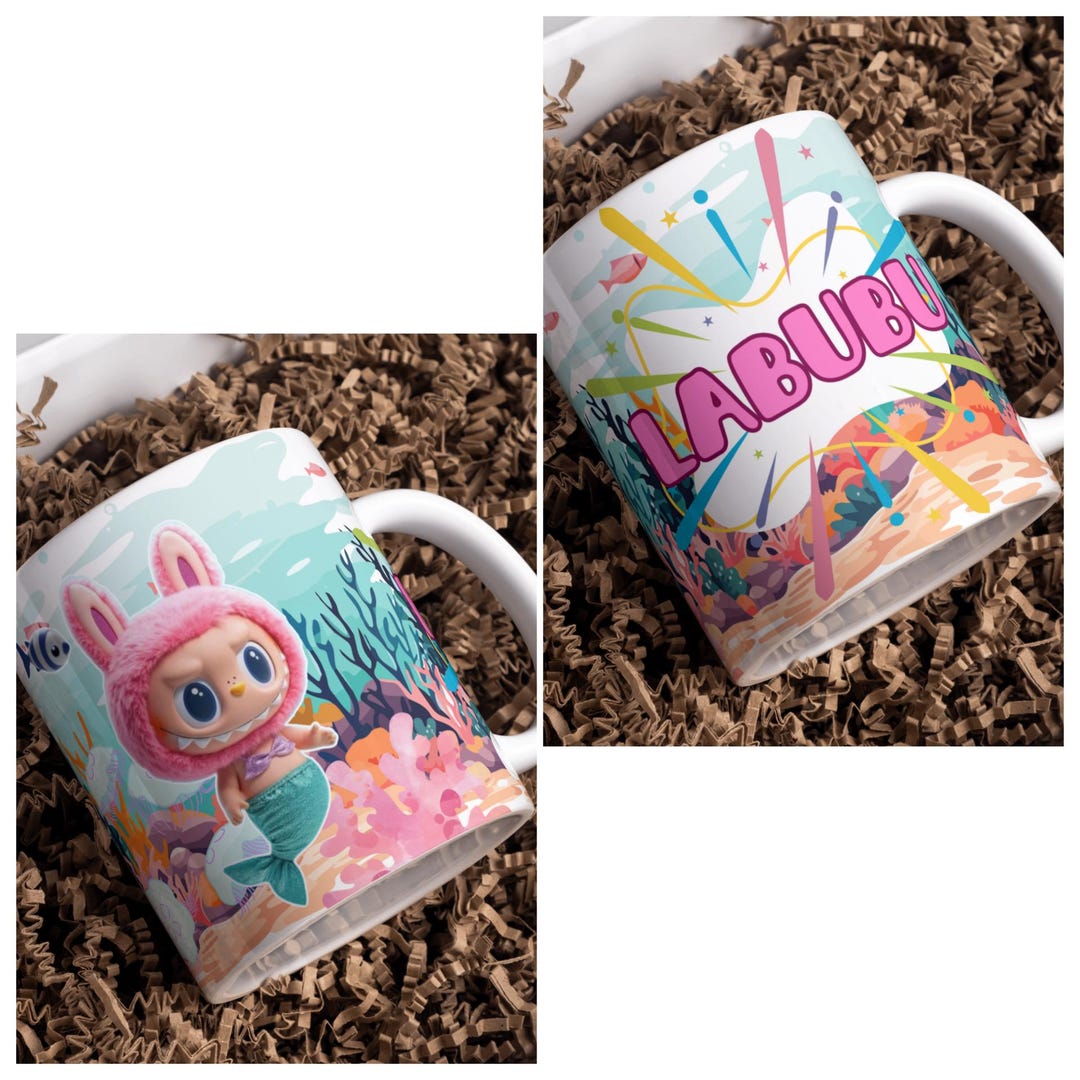 Labubu PNG Sublimation Designs. Mugs. 6 PNG Designs. Labubu Monsters ...