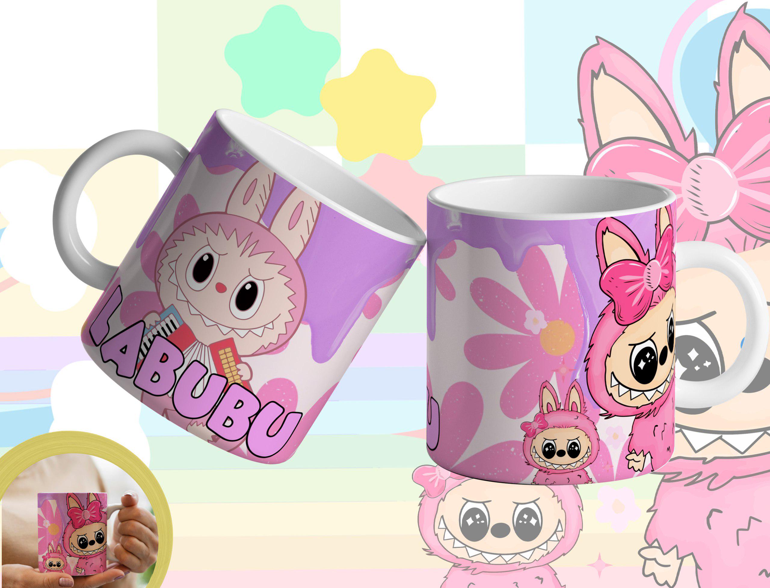 Labubu Sublimation PNG Designs. Mugs. 9 PNG Designs, 9 PNG Designs ...