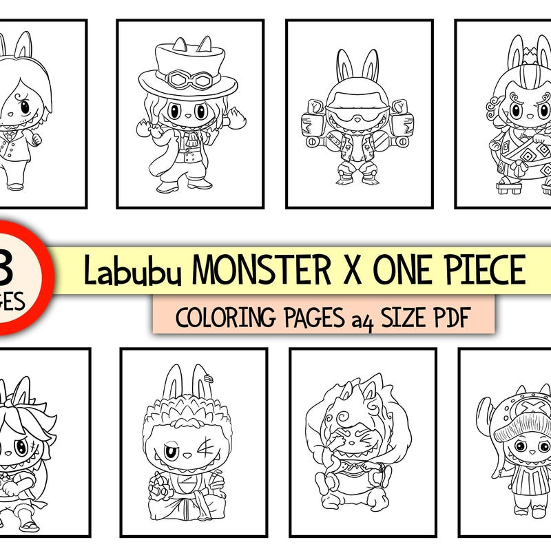 Labubu One Piece - Etsy