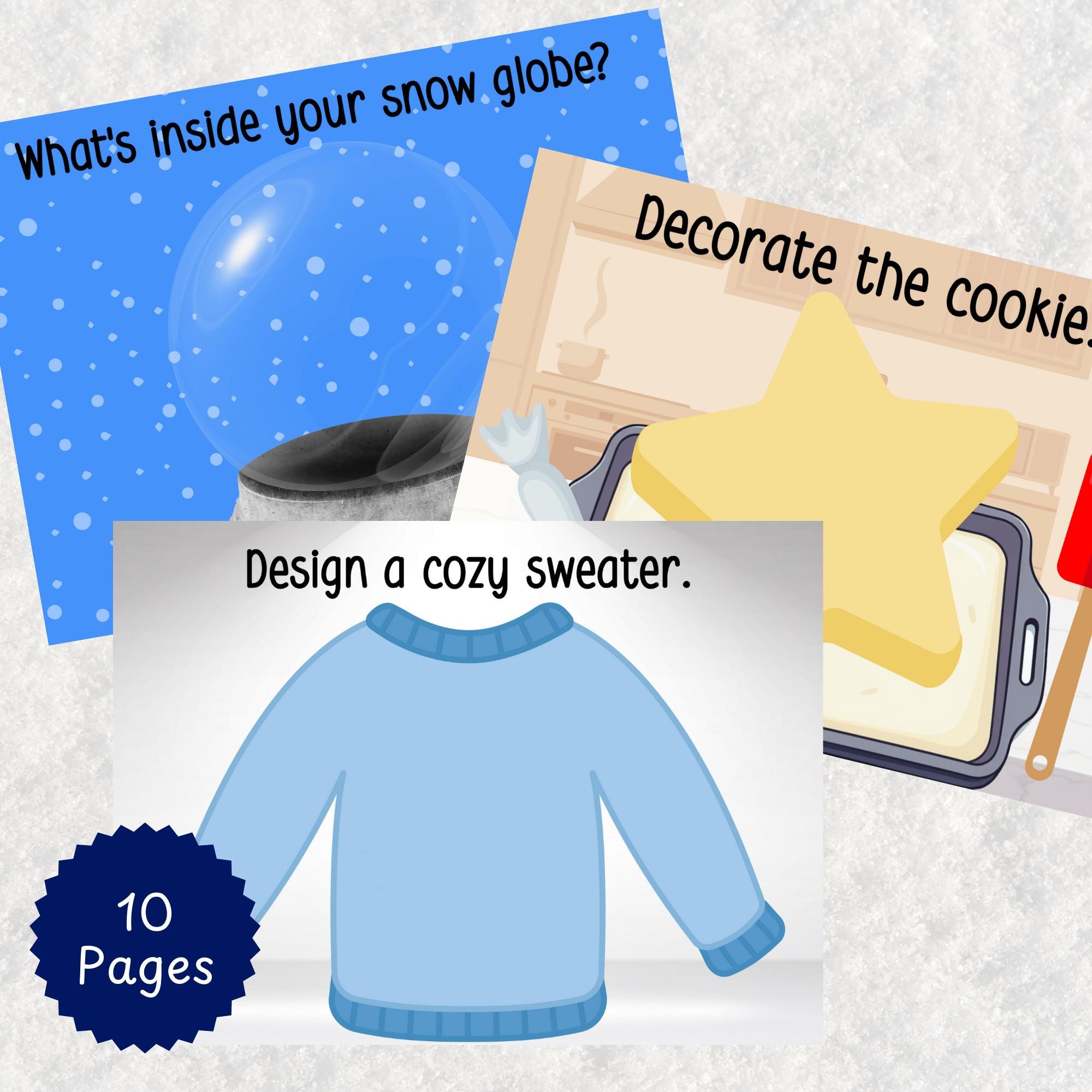 Winter Playdough Mats, Playdough Mats, Winter Printables, Snowman, Snow ...