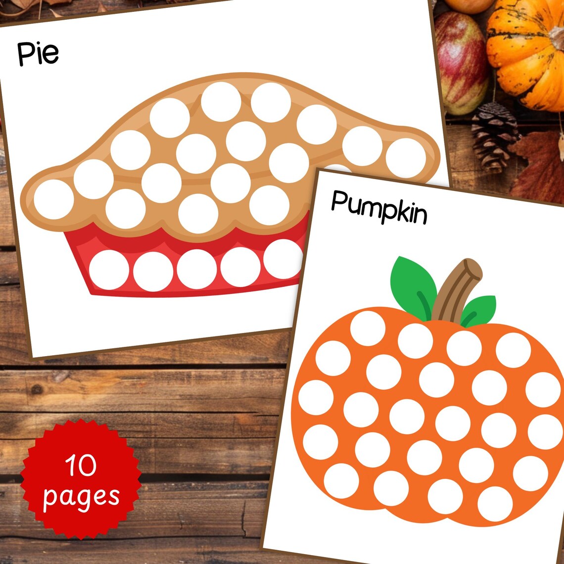Fall Pom Pom Mats, Autumn Pom Pom Mats, Pom Pom Mat Printable, Fall ...