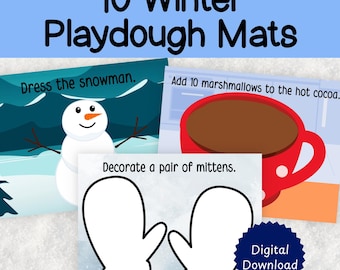 Food Playdough Mats, Playdough Mats, Food Activity Mats, Food ...
