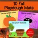 Fall Playdough Mats, Autumn Playdough Mats, Playdough Mats, Printables ...
