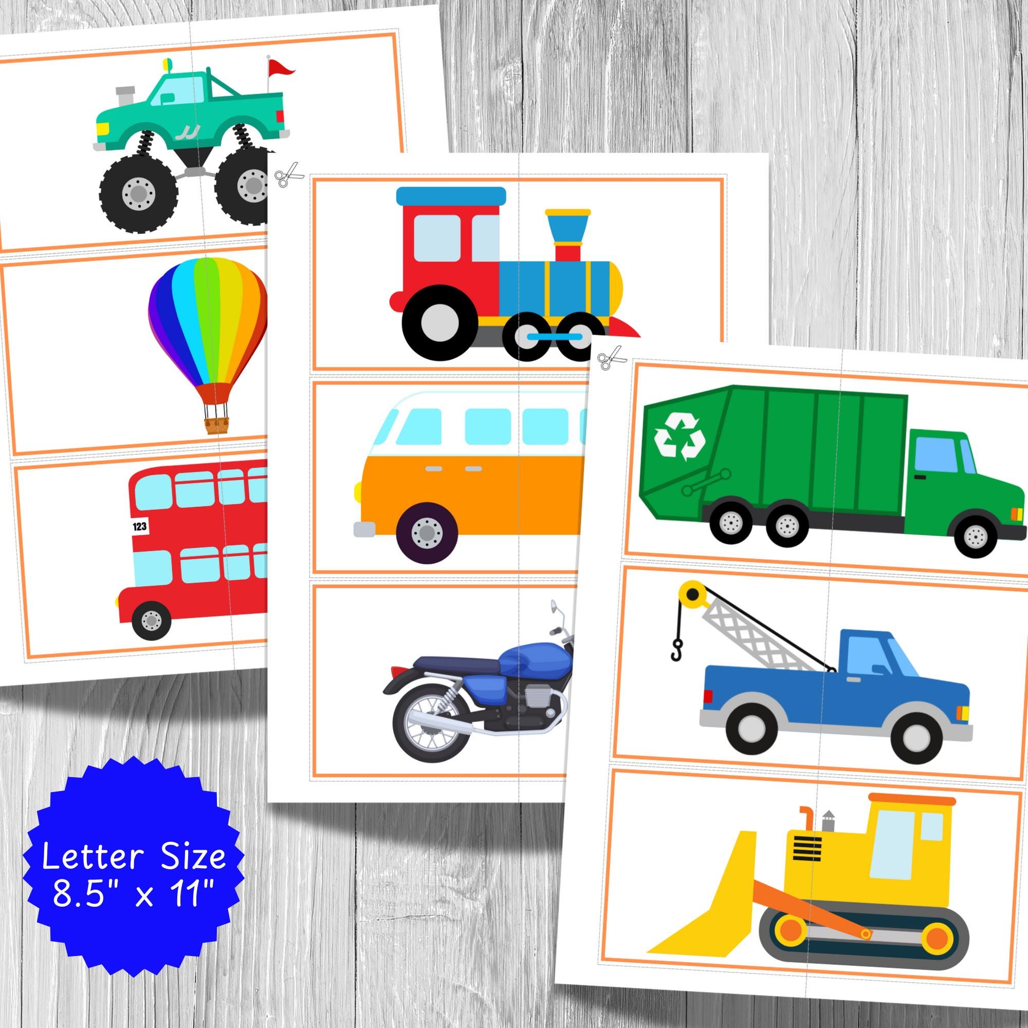 Transportation Matching Puzzle Game, Vehicle Matching Game, Puzzle ...