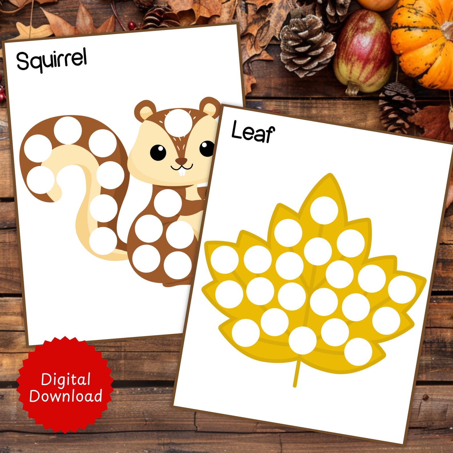 Fall Pom Pom Mats, Autumn Pom Pom Mats, Pom Pom Mat Printable, Fall ...
