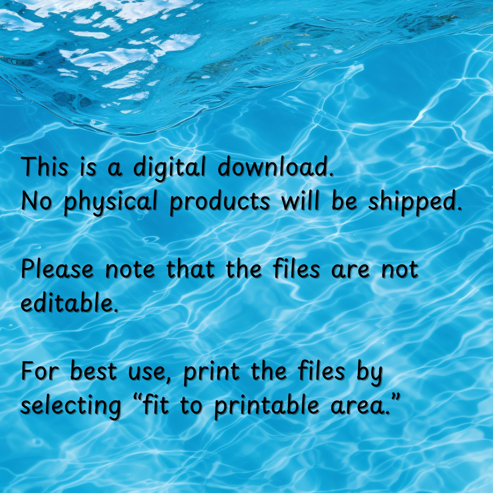 Under the Sea Scavenger Hunt, Ocean Treasure Hunt, Printable Scavenger ...