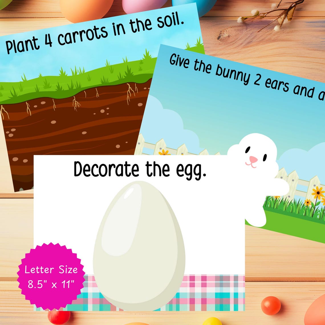 Easter Playdough Mats, Spring Playdough Mats, Spring Printables ...