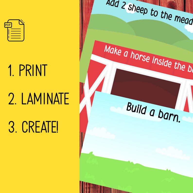 Farm Playdough Mats, Playdough Mats, Farm Activity Mats, Farm ...