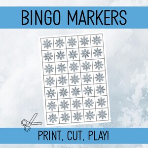 Snowman Bingo, Winter Bingo, 30 Winter Bingo Cards, Printable Games ...
