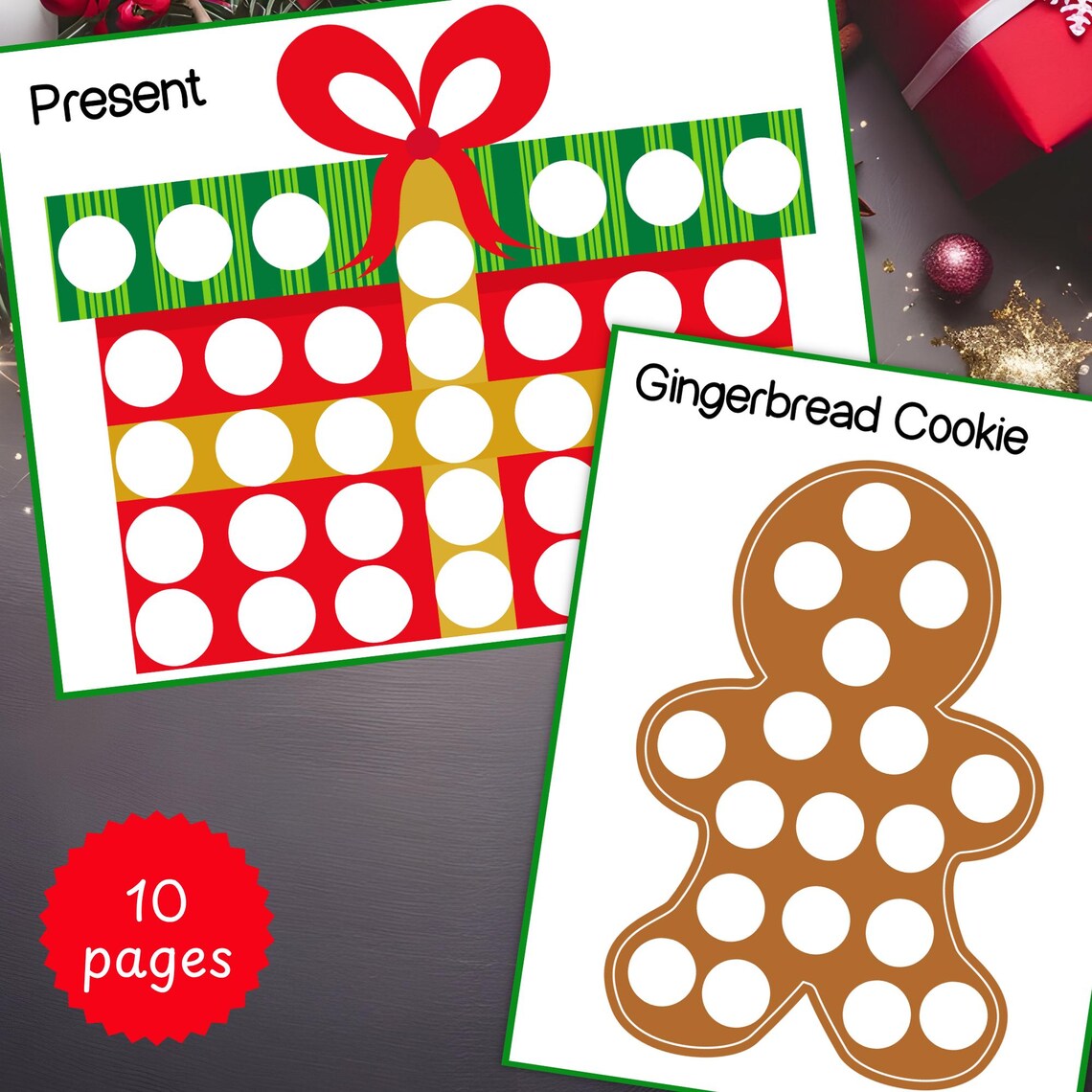 Christmas Pom Pom Mats, Christmas Printables, Winter Pom Pom Mat ...