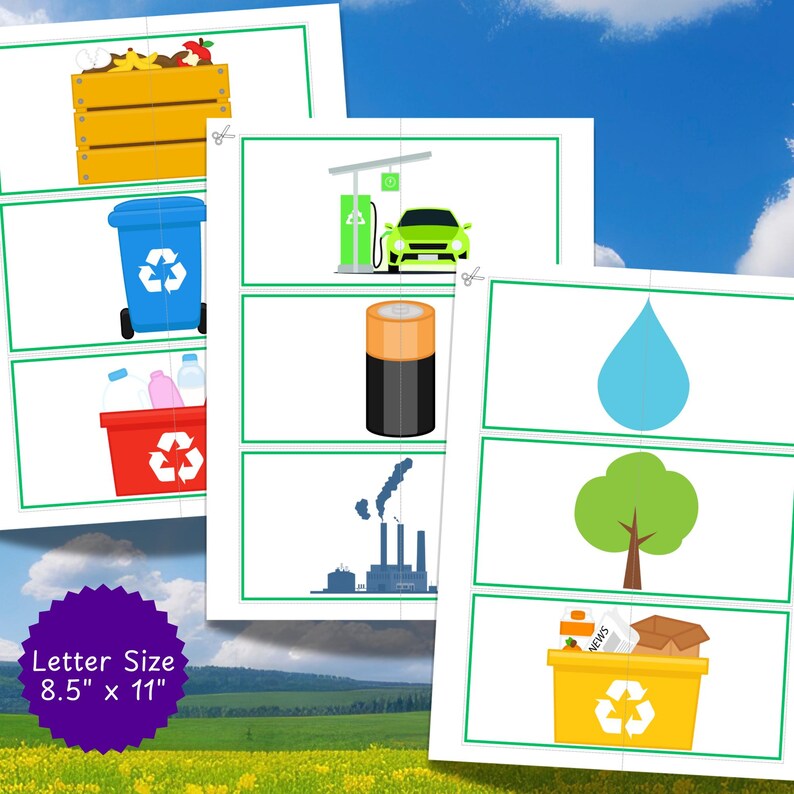 Earth Day Matching Puzzle Game, Earth Day Matching Game, Puzzle Games ...