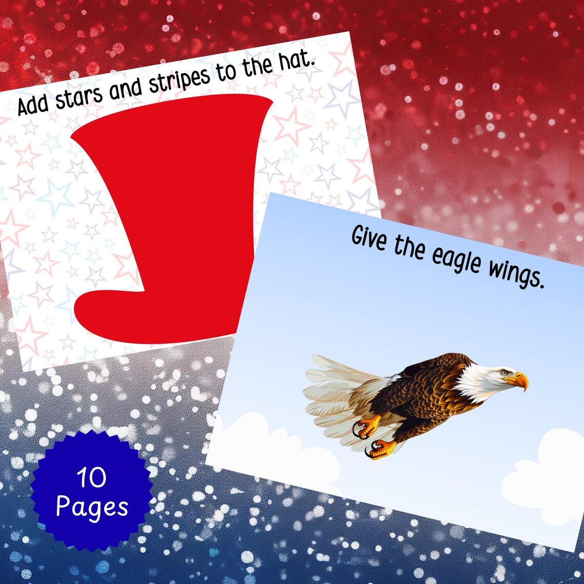 Fourth of July Playdough Mats, Summer Playdough Mats, Fourth of July ...