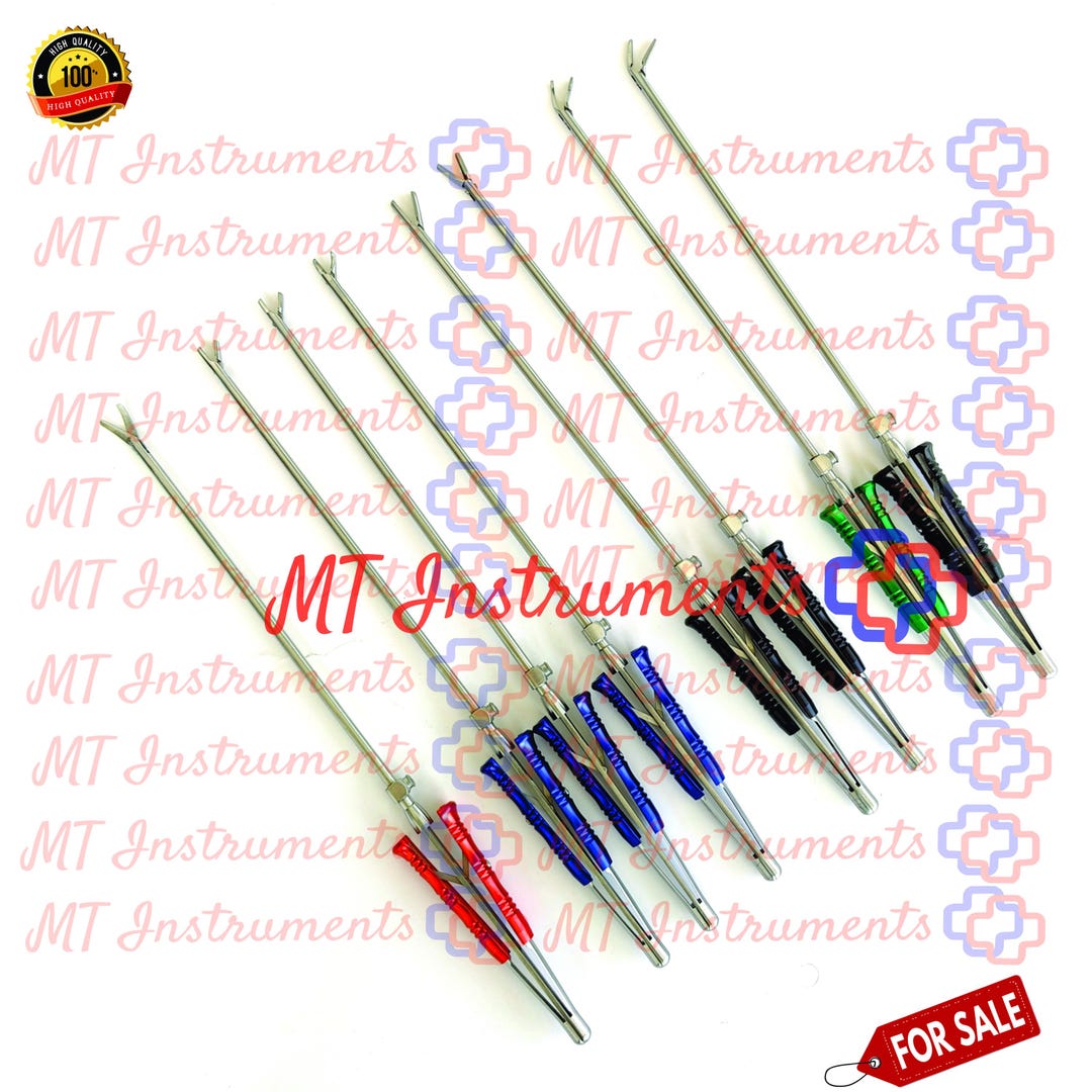 Valve Cardiac Surgery MICS Needle Holder, Forceps, Scissors Set of 8 ...