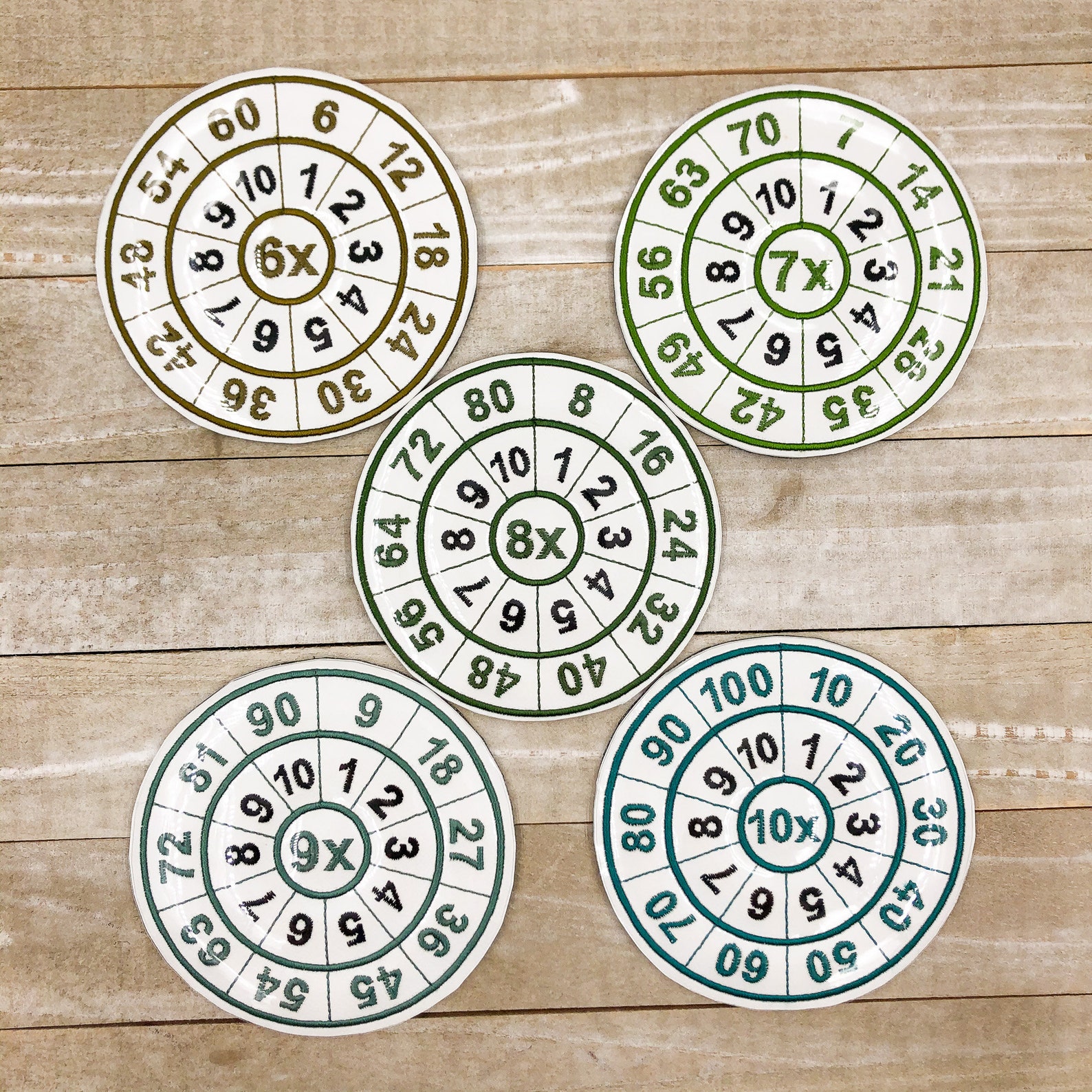 Machine Embroidery Designs, Math Wheels 1-10, Embroidery Designs ...