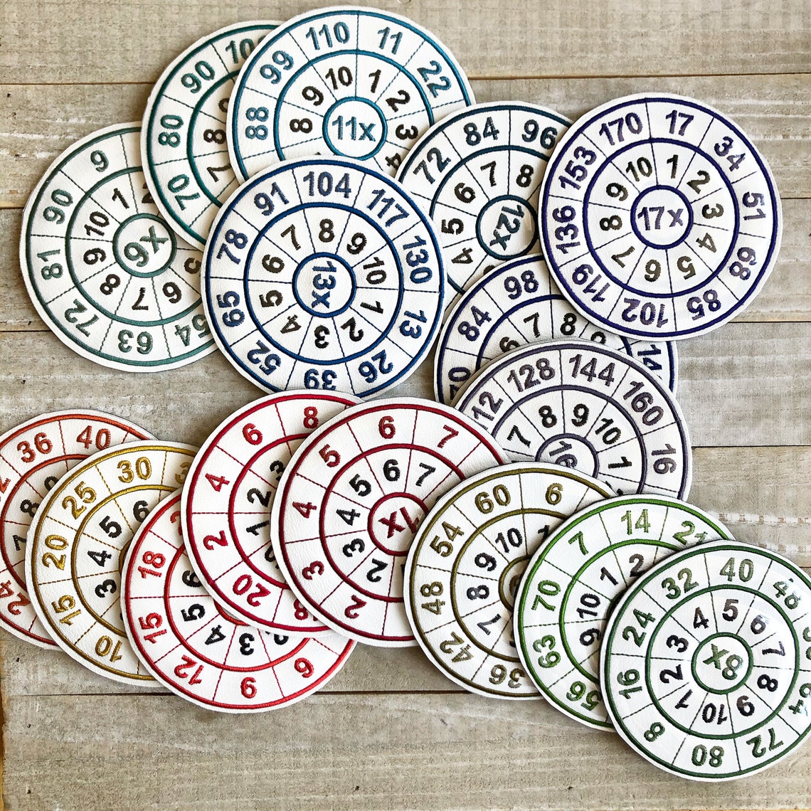 Machine Embroidery Designs, Math Wheels 1-10, Embroidery Designs ...