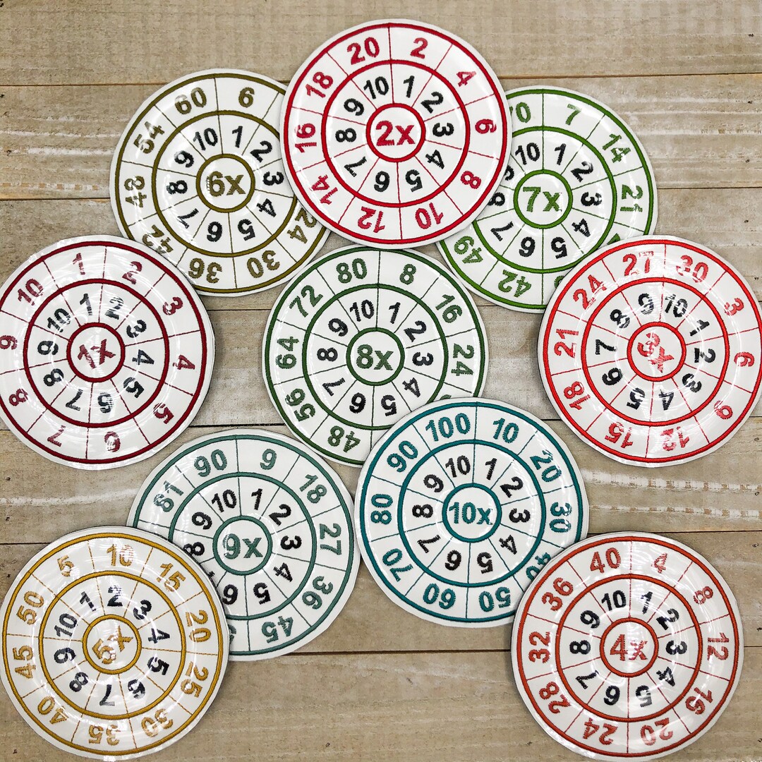 Machine Embroidery Designs, Math Wheels 1-10, Embroidery Designs ...