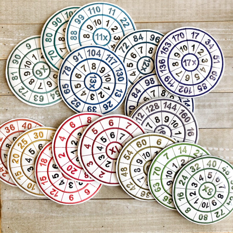 Machine Embroidery Designs, Math Wheels 1-10, Embroidery Designs ...