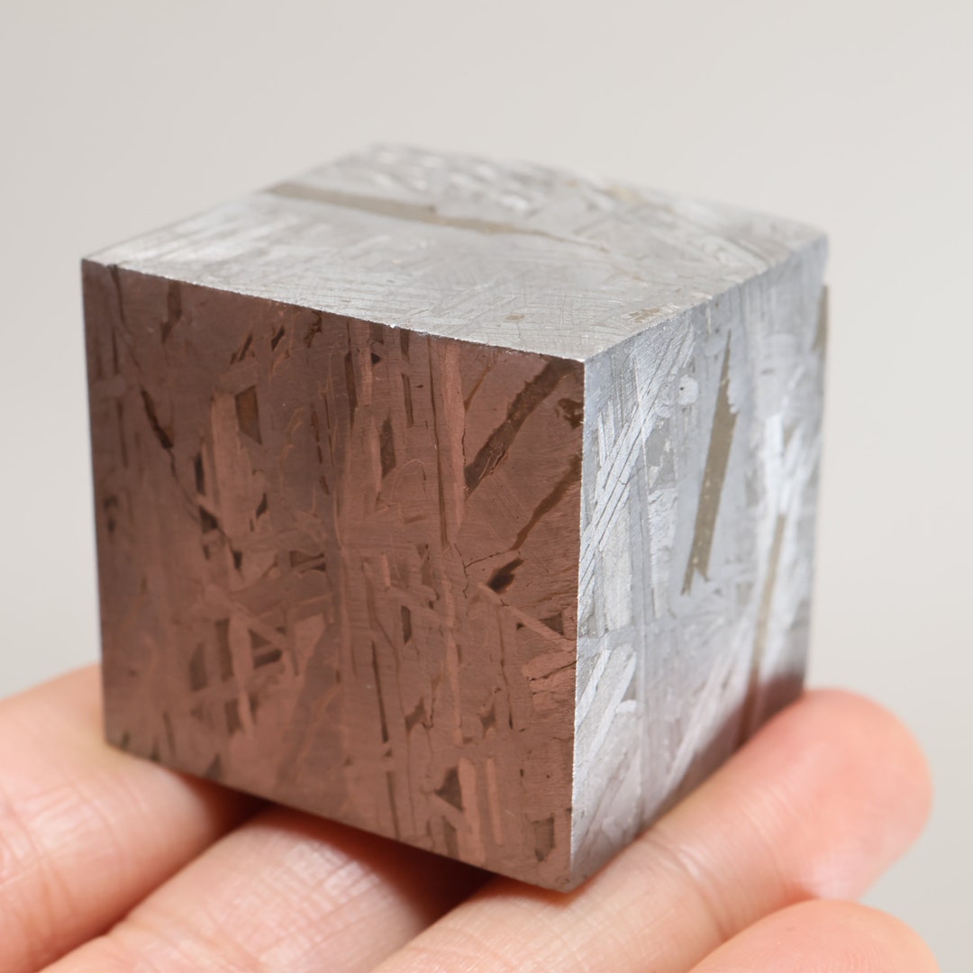 IRON METEORITE CUBE 283g,rare Muonionalusta Meteorite Slice, Astronomy ...