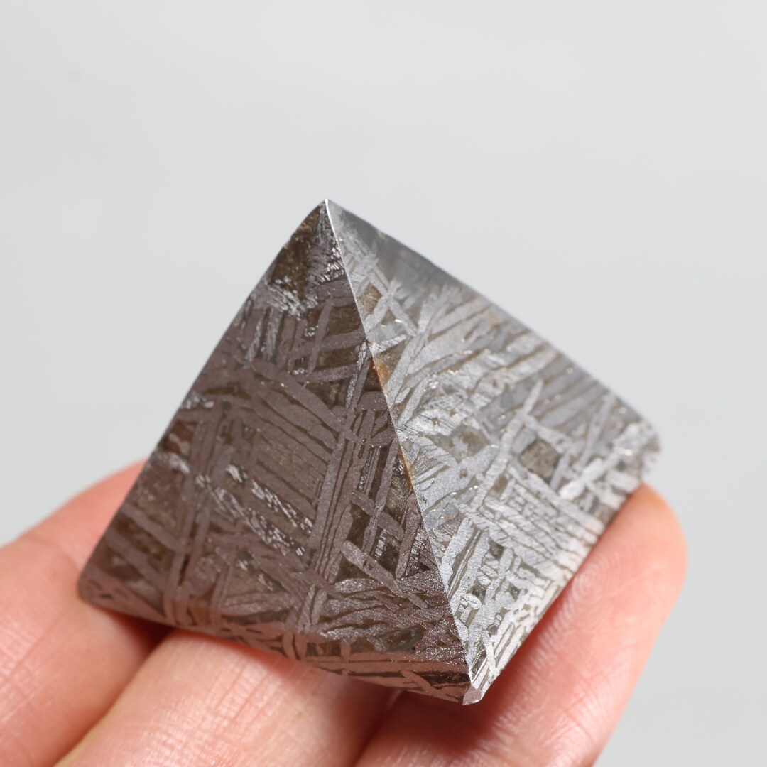 IRON METEORITE Pyramid 116g,rare Muonionalusta Meteorite Slice ...