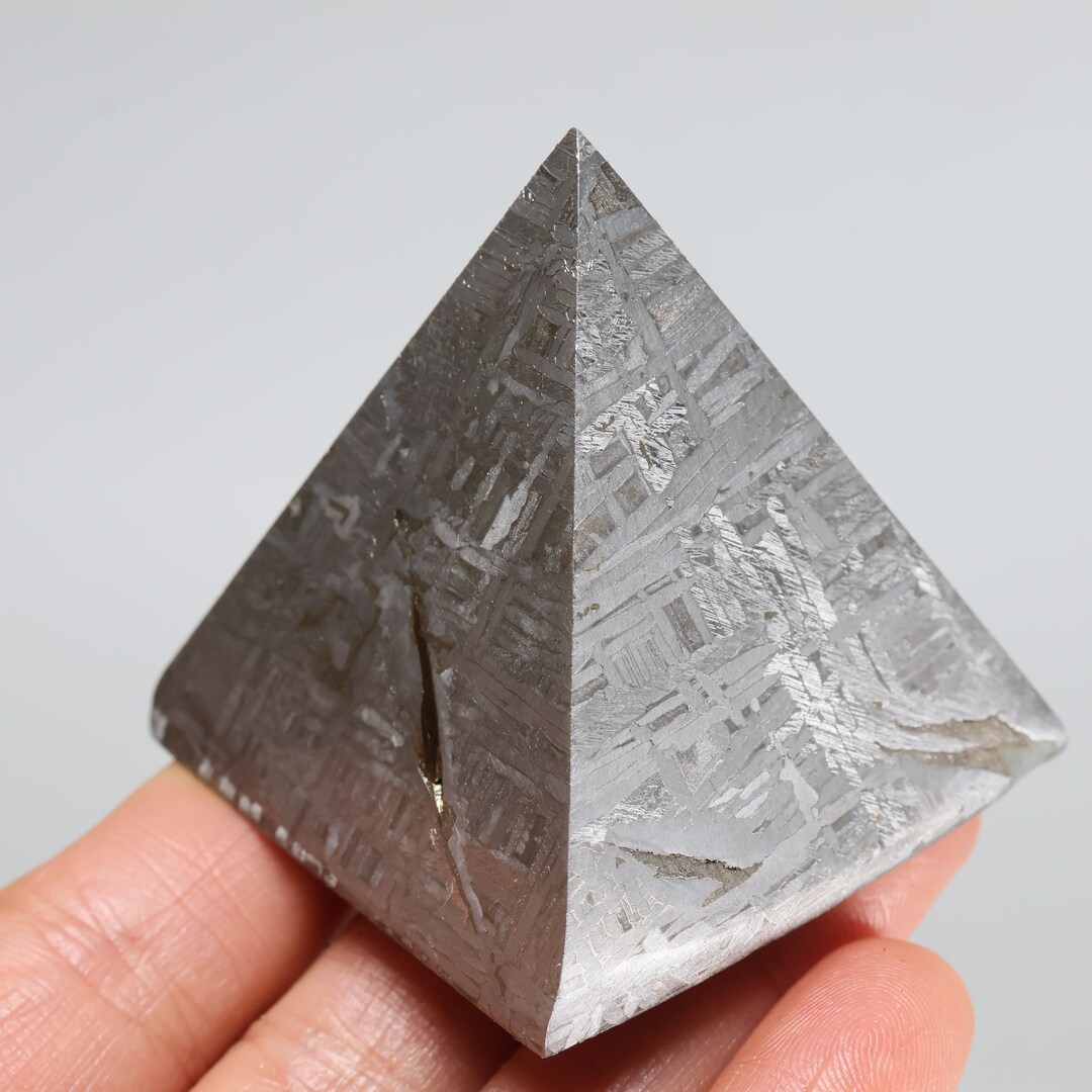 IRON METEORITE Pyramid 342g,rare Muonionalusta Meteorite Slice ...