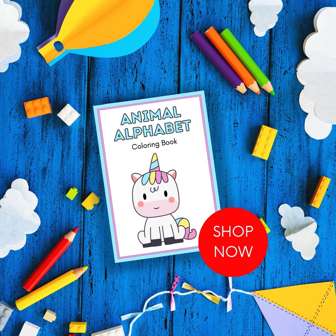 A-Z Animal Coloring Book Fun Alphabet Animal Worksheets Printable Kids ...