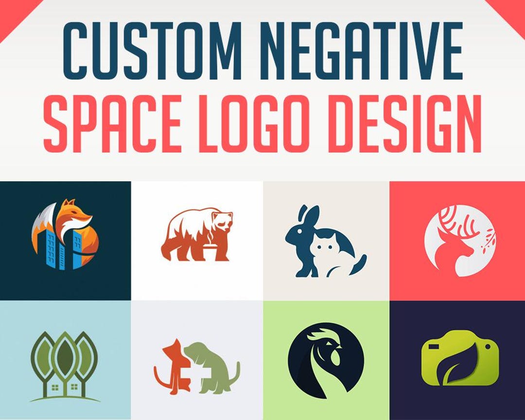 Custom Negative Space Logo Design | Clever Minimal, Modern & Unique ...