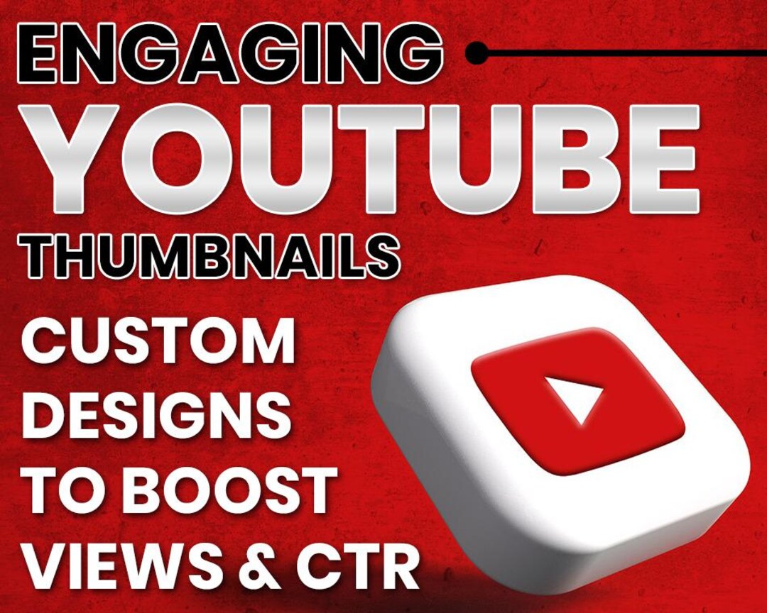Custom Youtube Thumbnails | Eye-catching Clickbait Thumbnail Design for ...