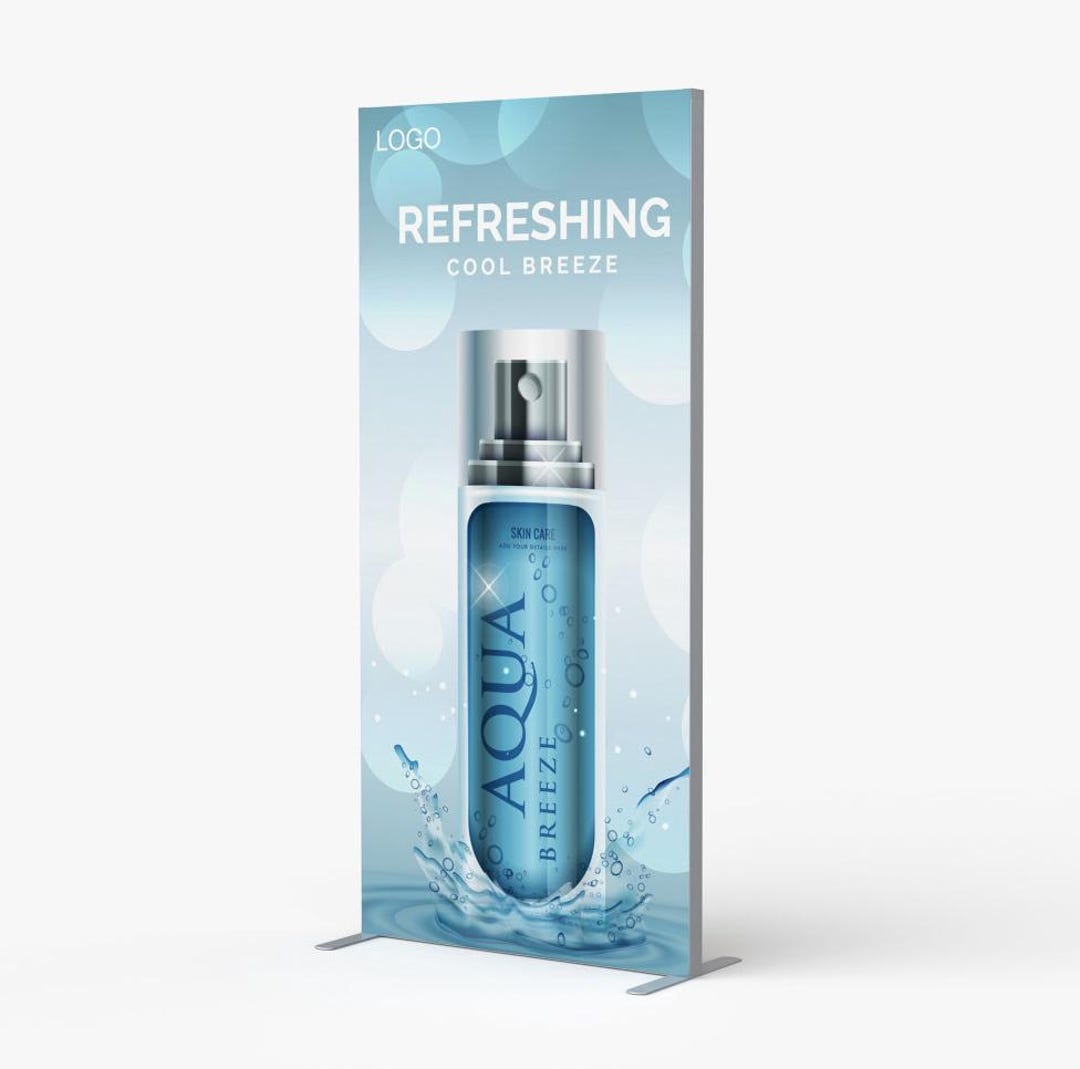 Premium Tradeshow 3ft SEG Backdrop Wall Graphic Display Wall Step and ...