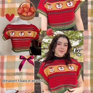 APPLE CIDER JUMPER Crochet Pattern Pdf Whimsical, Fall Sweater ...