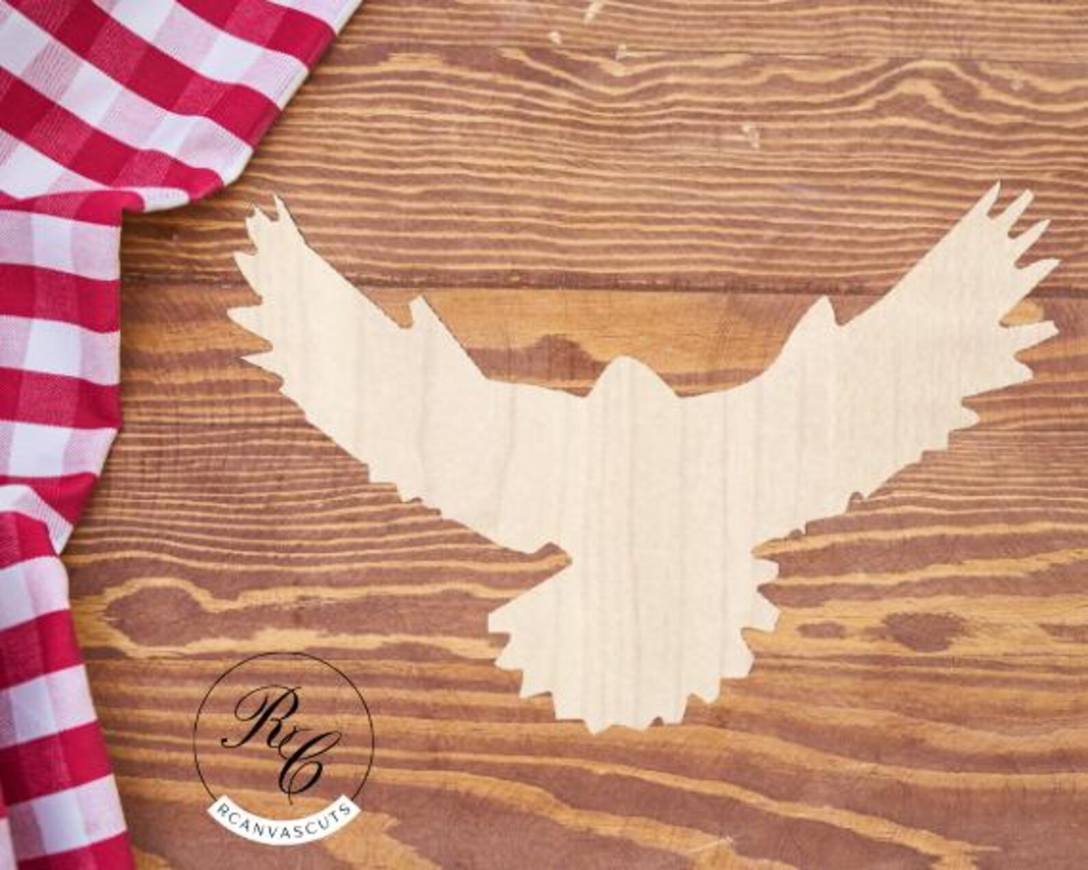 Eagle Silhouette Wood Cutouts - Unfinished Laser Shapes for Crafting ...
