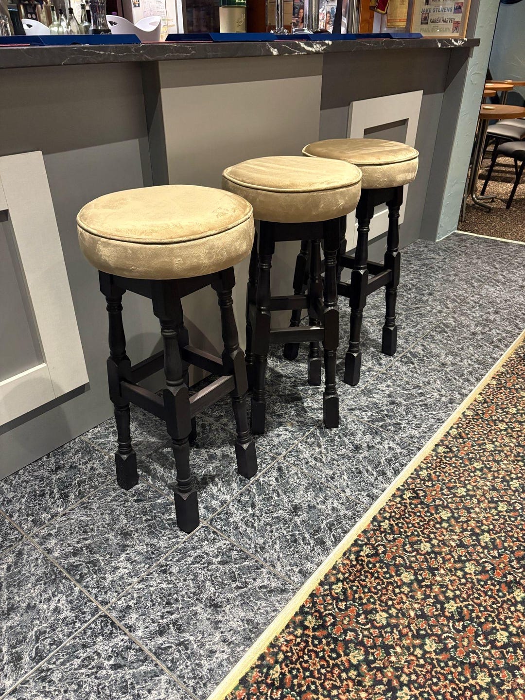 Traditional Pub High Bar Stool - Etsy