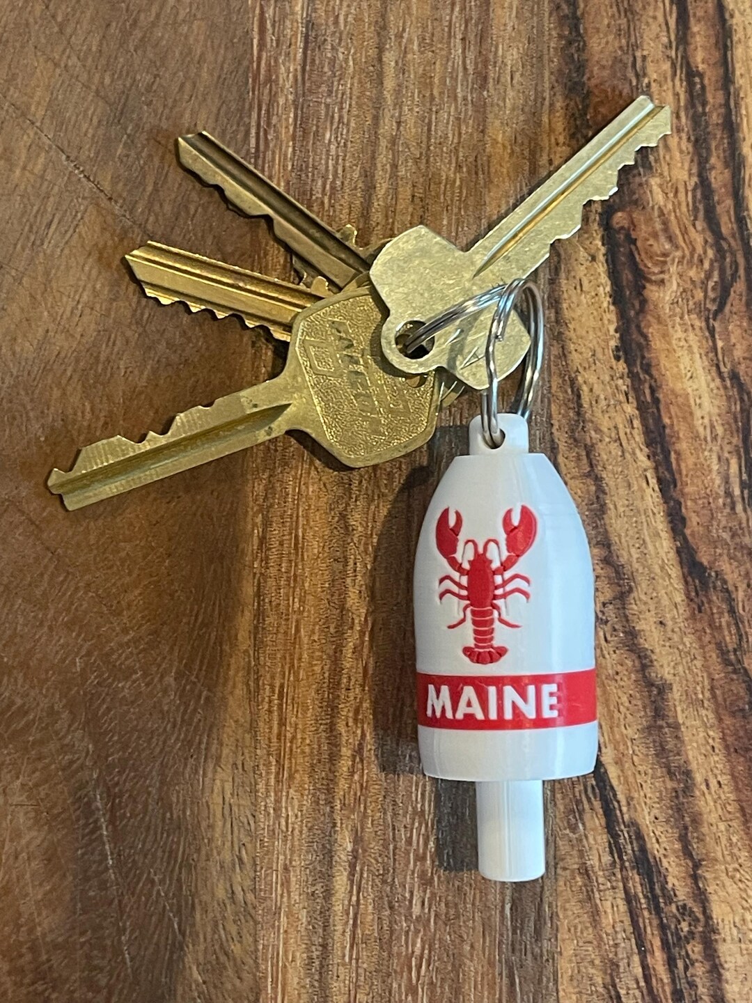 Lobster Buoy Keychain - Etsy