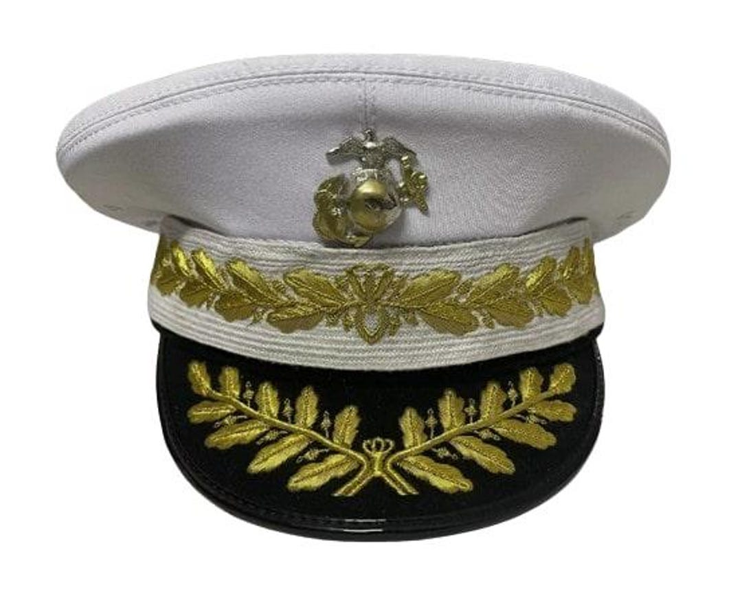The Salute Uniforms Usmc Commandant DRESS WHITE HAT - Etsy