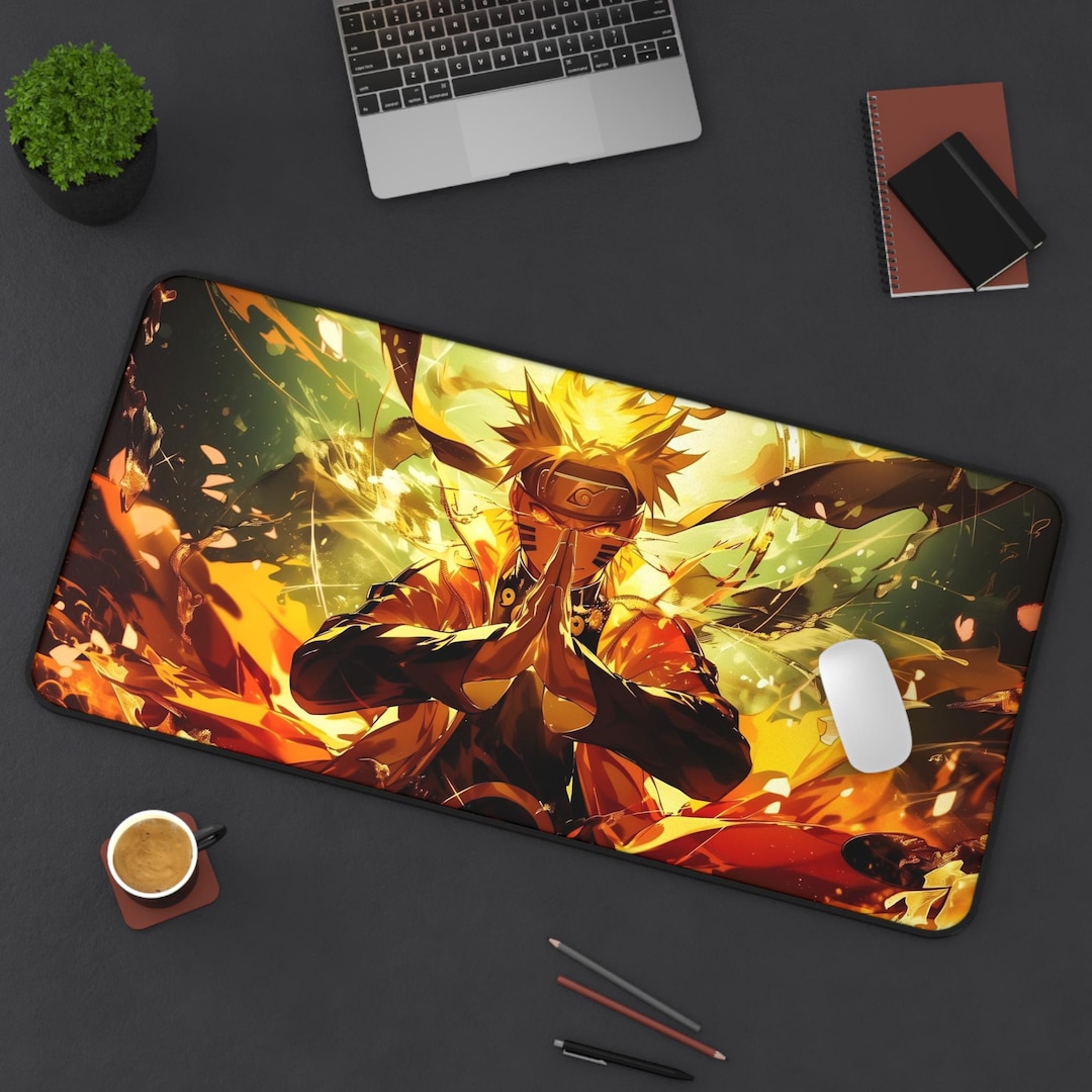 Naruto Anime Desk Mat Mousepad, Large Gaming Keyboard Pad - Etsy