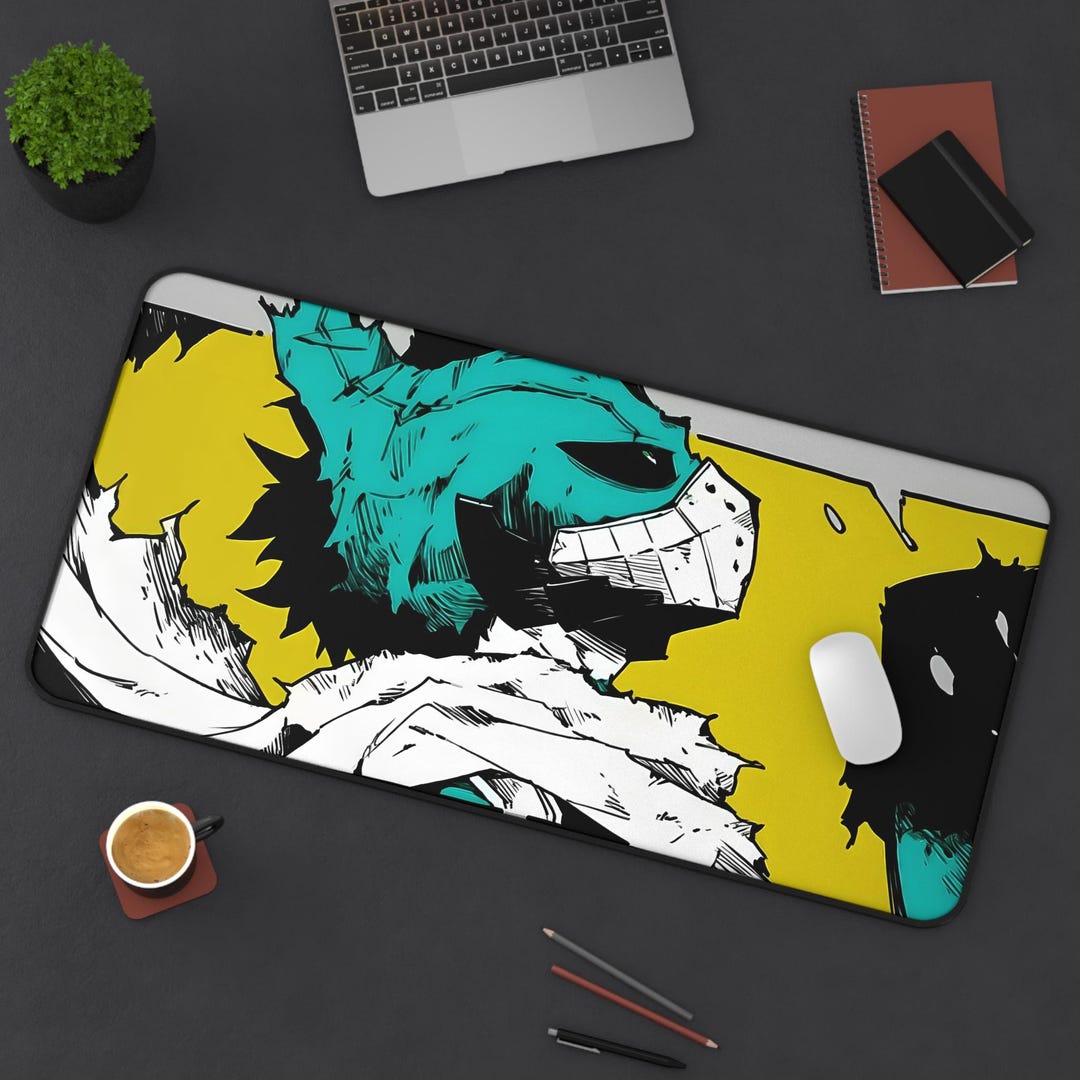 Deku Mouse Pad: My Hero Academia Anime Gaming Desk Mat - Etsy