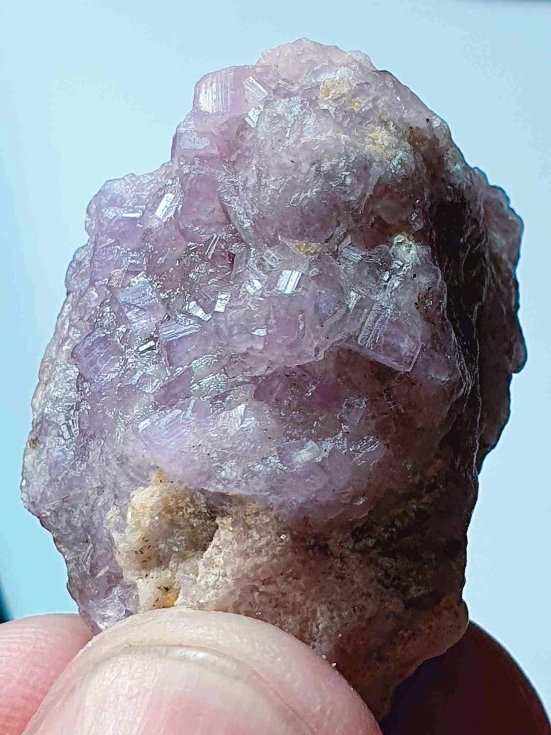 Authentic Purple Blue Apatite on Matrix,specimen From Nagar Valley ...