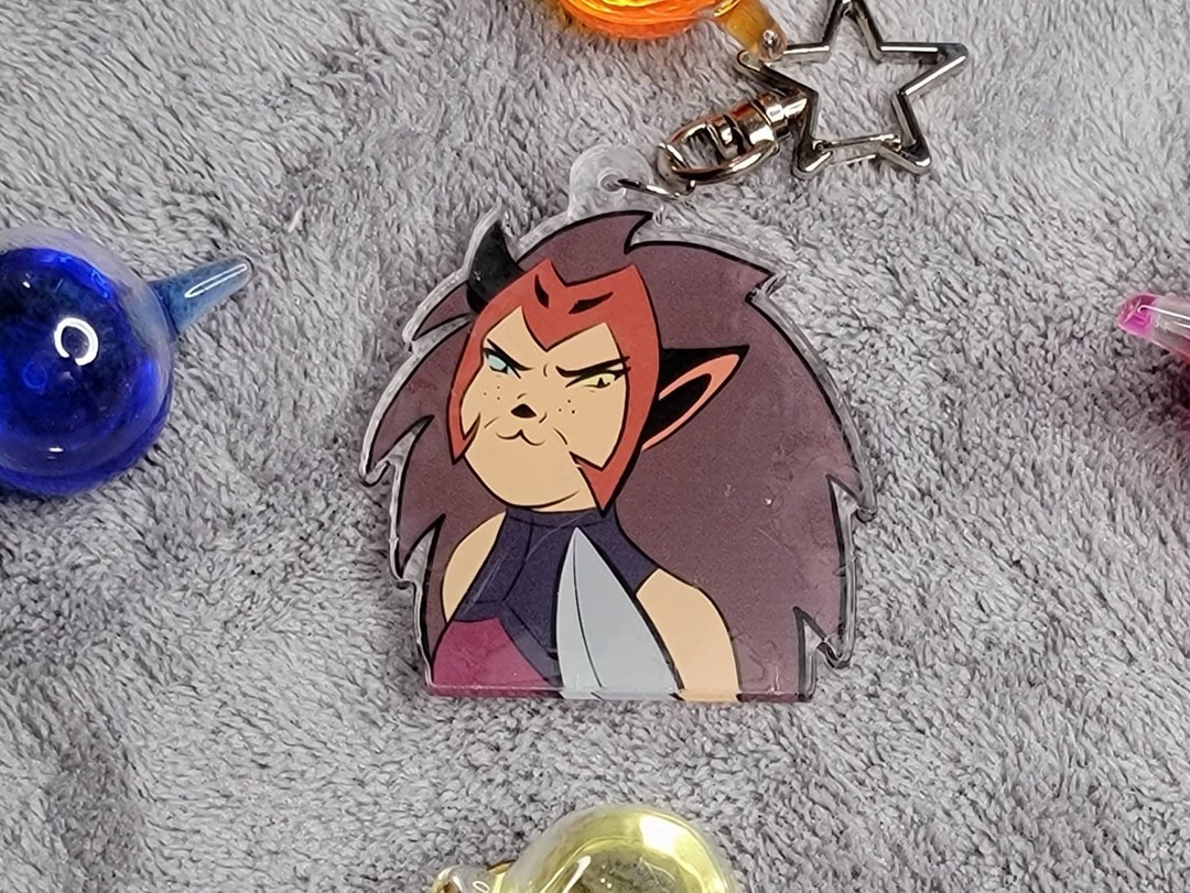 Catra Smug Cat Meme Acrylic Charm Single Sided - Etsy