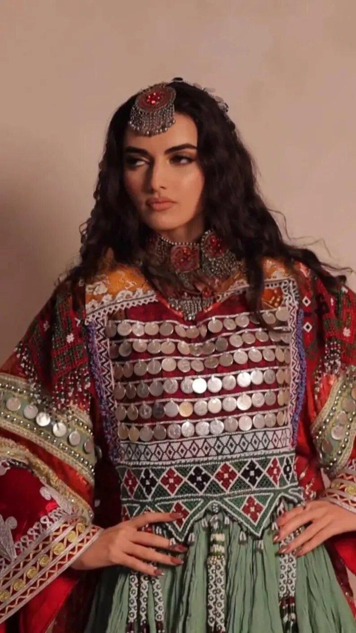 Jeweled Afghan Dress – Handmade Traditional Women's Clothing | Boho ...