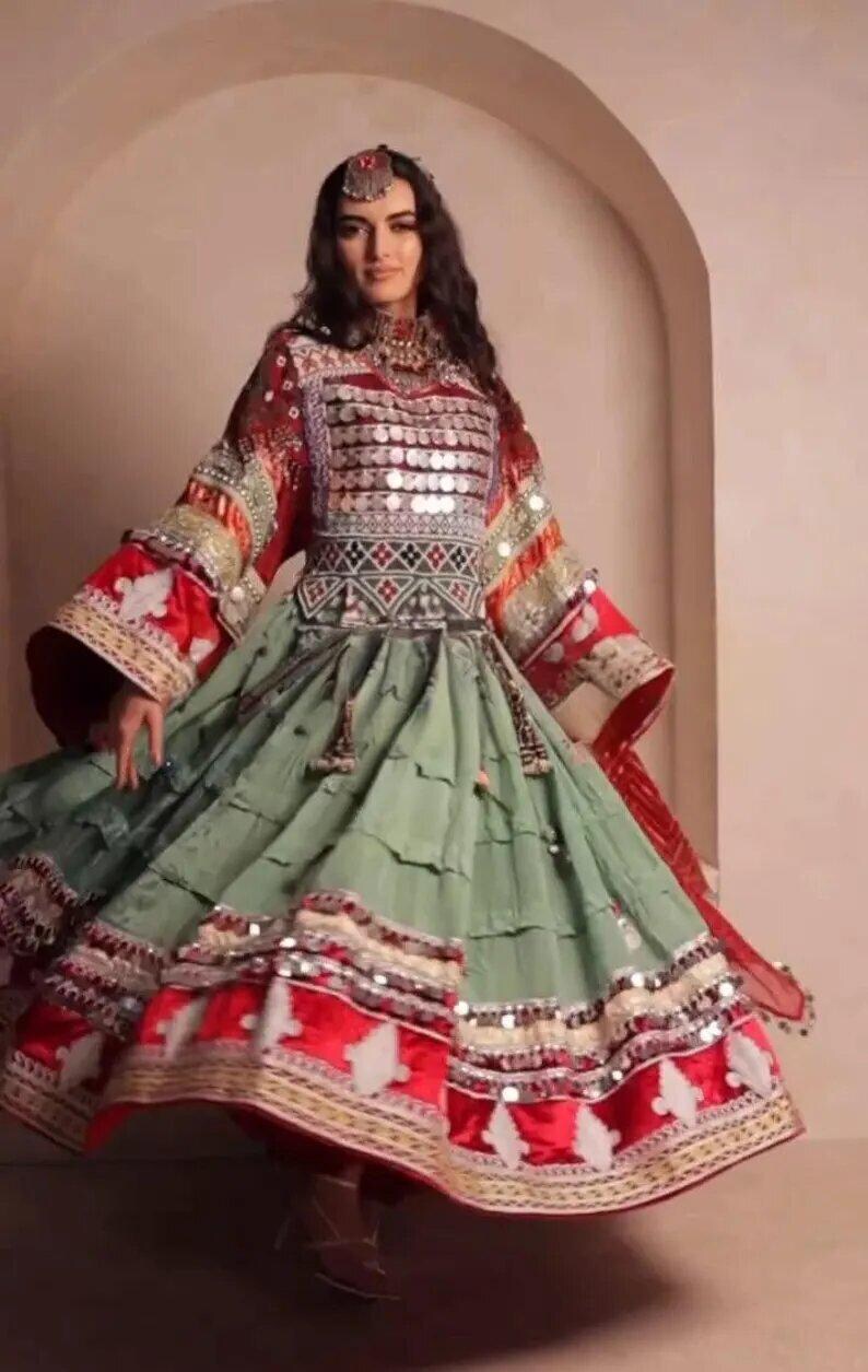 Jeweled Afghan Dress – Handmade Traditional Women's Clothing | Boho ...