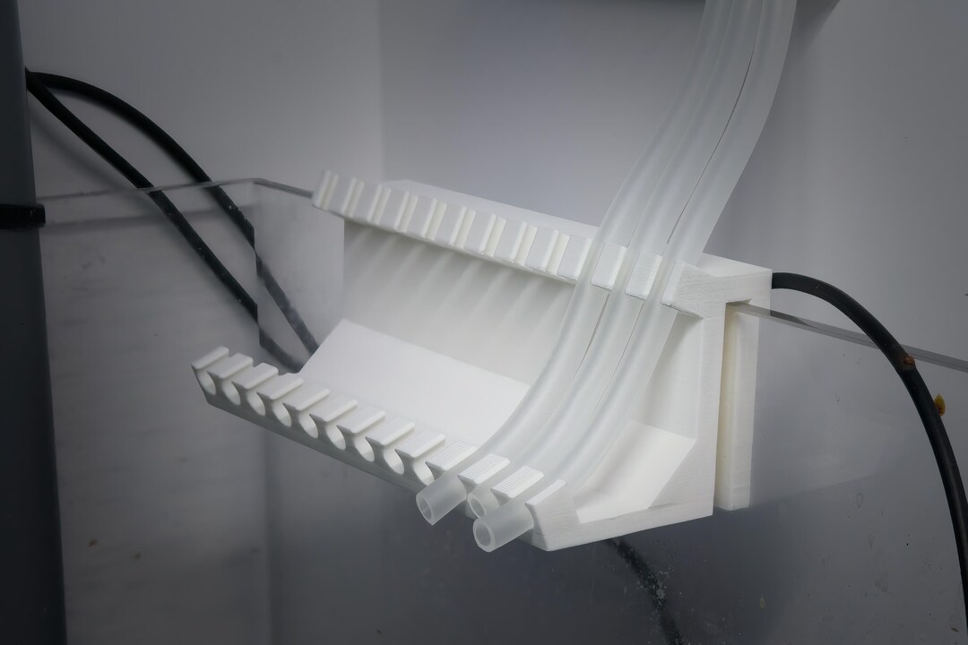 Custom Aquarium Dosing Line/tube Organizer for 6mm O.D. Silicone Dosing ...